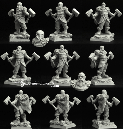 Scibor Monstrous Miniatures 28FM0257 Viking #1