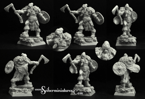 Scibor Monstrous Miniatures 28FM0259 Viking #3