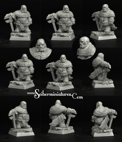 Scibor Monstrous Miniatures 28FM0264 Dwarf Engineer #2
