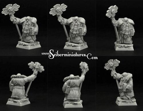 Scibor Monstrous Miniatures 28FM0265 Dwarf Wizard