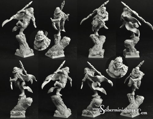 Scibor Monstrous Miniatures 28FM0277 Wood Elf Warrior #3