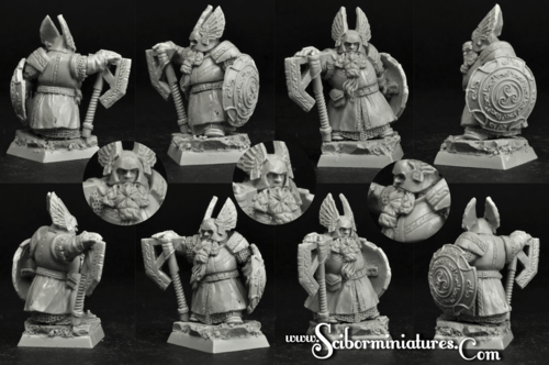 Scibor Monstrous Miniatures 28FM0281 Dwarf Lord Thirar