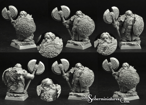 Scibor Monstrous Miniatures 28FM0284 Dwarf Lord Barmin