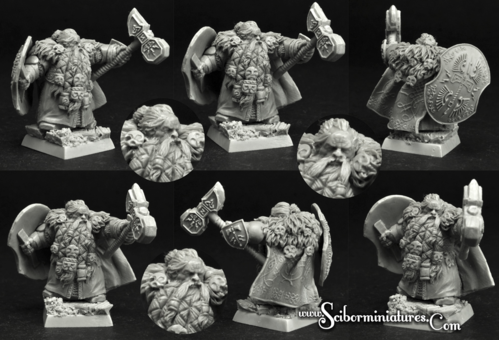 Scibor Monstrous Miniatures 28FM0285 Dwarf Lord Boldri