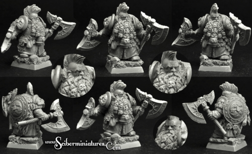 Scibor Monstrous Miniatures 28FM0288 Dwarf Lord Rihrim