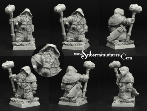 Scibor Monstrous Miniatures 28FM0292 Dwarf Wanderer