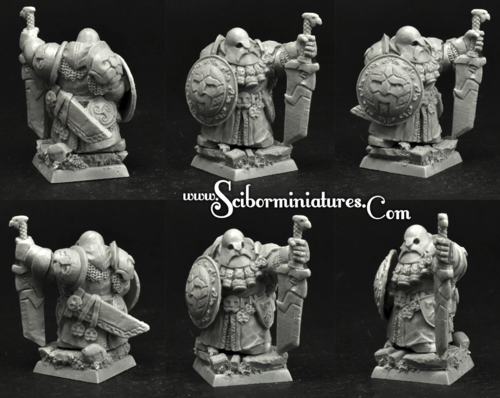 Scibor Monstrous Miniatures 28FM0295 Dwarf Lord Thormus