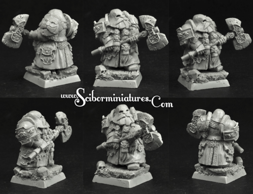 Scibor Monstrous Miniatures 28FM0298 Dwarf Lord Kromdal