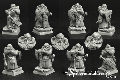 Scibor Monstrous Miniatures 28FM0299 Dwarf Lord Bromadin