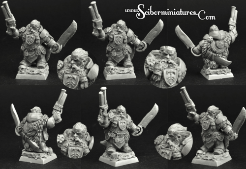 Scibor Monstrous Miniatures 28FM0300 Dwarf Lord Thelmor