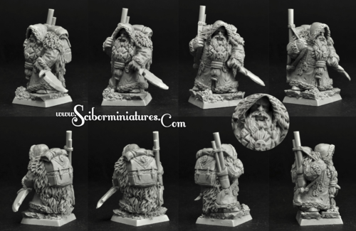 Scibor Monstrous Miniatures 28FM0301 Ice Stronghold Dwarf #2