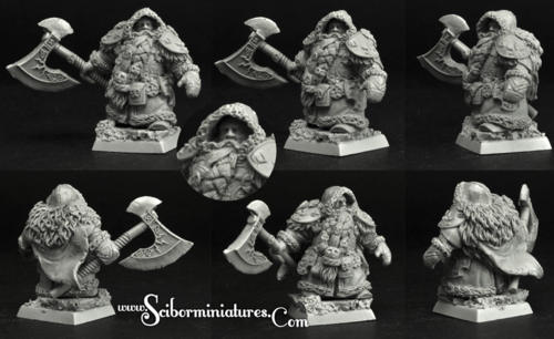 Scibor Monstrous Miniatures 28FM0303 Ice Stronghold Dwarf #4