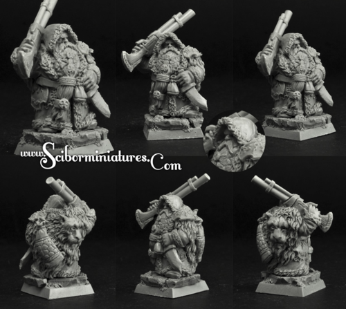Scibor Monstrous Miniatures 28FM0304 Ice Stronghold Dwarf #5