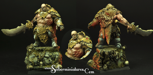Scibor Monstrous Miniatures 28FM0246 Barbarian Strapper