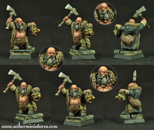 Scibor Monstrous Miniatures 28FM0148 Dwarf Miner #8