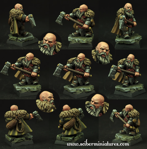 Scibor Monstrous Miniatures 28FM0165 Dwarf Ranger #3