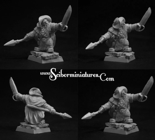 Scibor Monstrous Miniatures 28FM0171 Dwarf Ranger #4