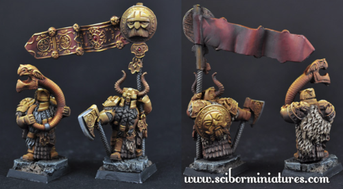 Scibor Monstrous Miniatures 28FM0131 Golden Guard set1 2