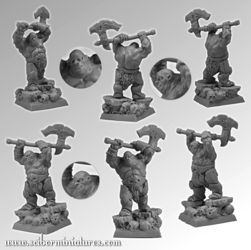Scibor Monstrous Miniatures 28FM0127 Barbarian Veteran #1