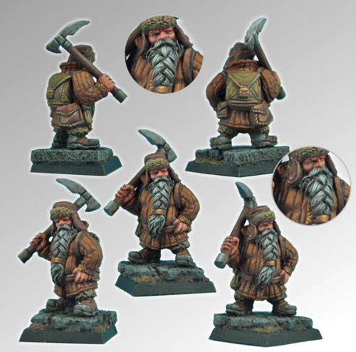 Scibor Monstrous Miniatures 28FM0117 Dwarf Miner #7