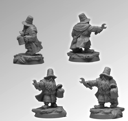 Scibor Monstrous Miniatures 28FF0007 Dwarf Medic