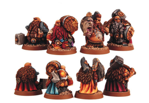 Scibor Monstrous Miniatures 28FM0007 Dwarf Adventurers set 4