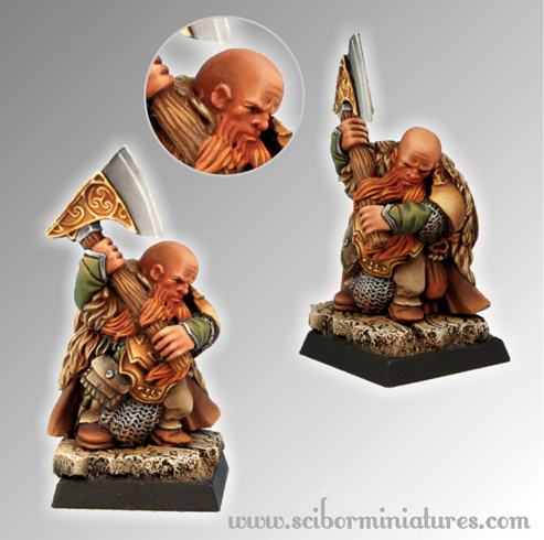 Scibor Monstrous Miniatures 28FM0019 Dwarf Ducal Guard #1