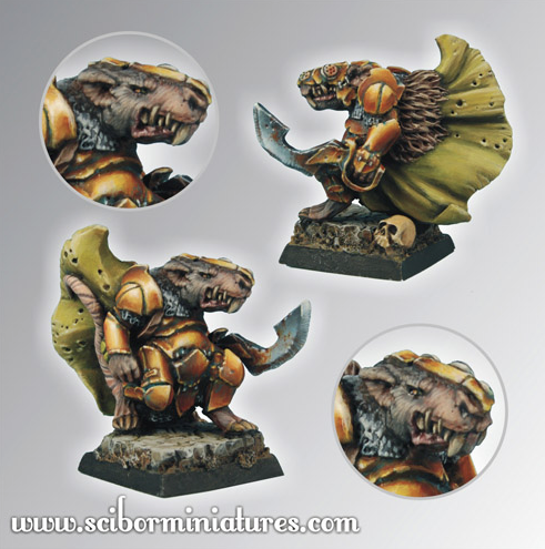 Scibor Monstrous Miniatures 28FM0023 Rat Warrior