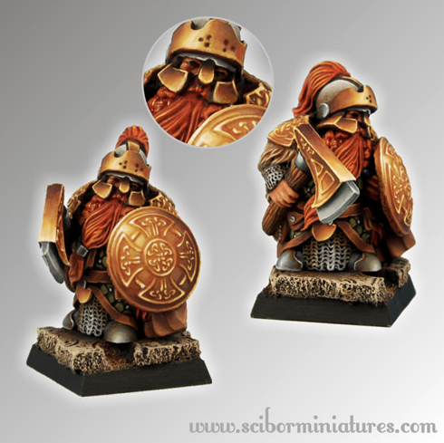 Scibor Monstrous Miniatures 28FM0026 Dwarf Ducal Guard #5