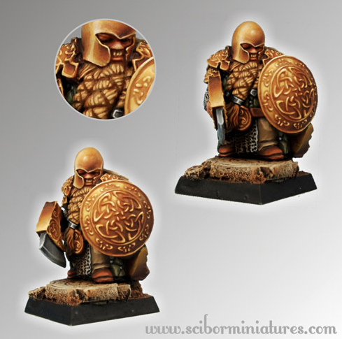 Scibor Monstrous Miniatures 28FM0027 Dwarf Ducal Guard #6