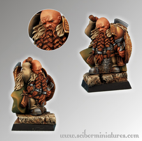 Scibor Monstrous Miniatures 28FM0028 Dwarf Ducal Guard #7