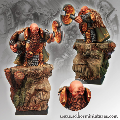 Scibor Monstrous Miniatures 28FM0031 Dwarf General