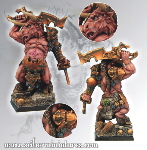 Scibor Monstrous Miniatures 28FM0036 Minotaur Warrior #2
