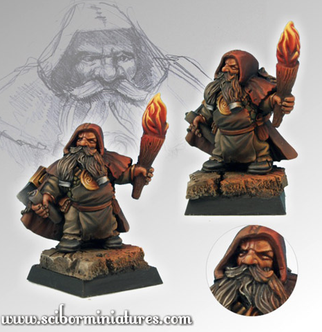Scibor Monstrous Miniatures 28FM0037 Dwarf Sapper