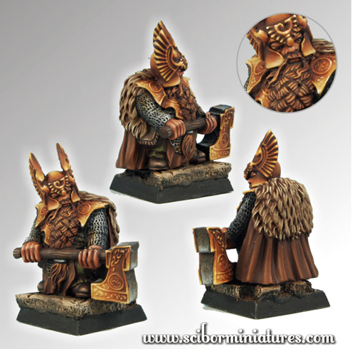 Scibor Monstrous Miniatures 28FM0038 Dwarf Champion #2