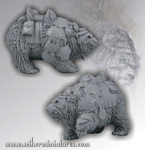 Scibor Monstrous Miniatures 28FM0043 War Bear #2