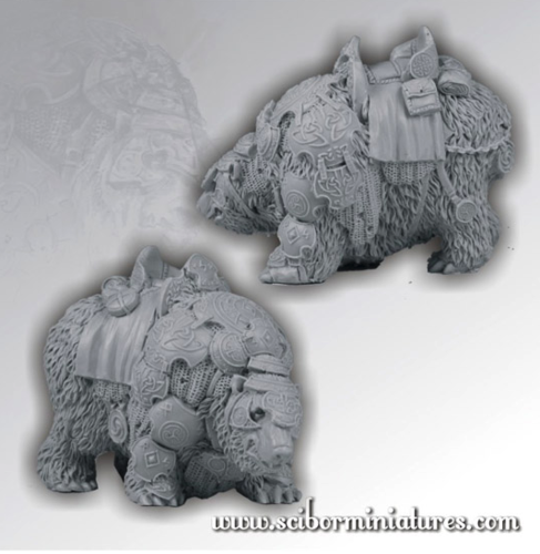 Scibor Monstrous Miniatures 28FM0044 War Bear #3