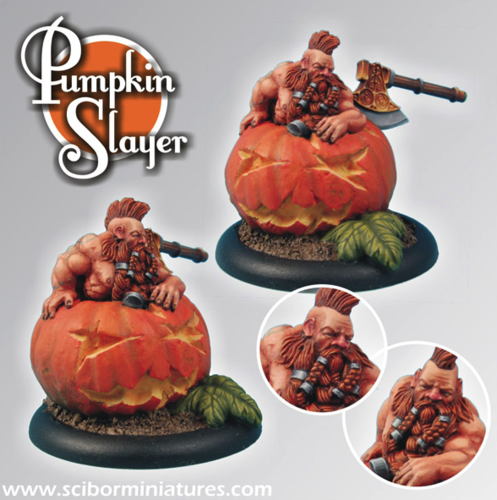 Scibor Monstrous Miniatures 28FM0048 Pumpkin Hunter