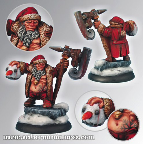 Scibor Monstrous Miniatures 28FM0055 Christmas Snowman Slayer