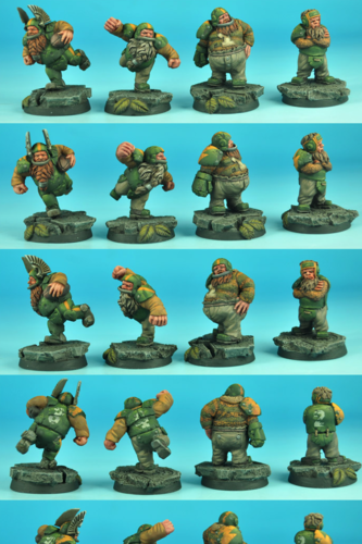 Scibor Monstrous Miniatures 28FF0005 Dwarves Players set#1 4