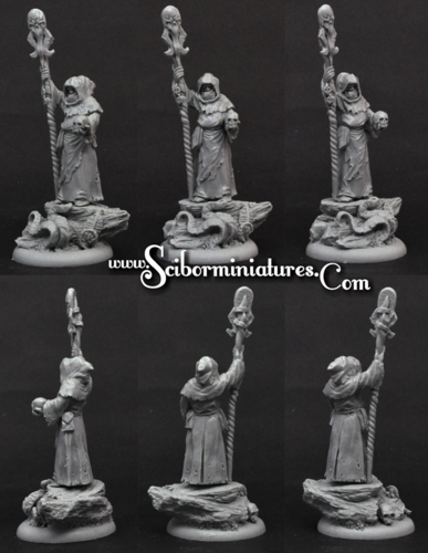 Scibor Monstrous Miniatures 28CM0022 Cthulhu Cultist #6