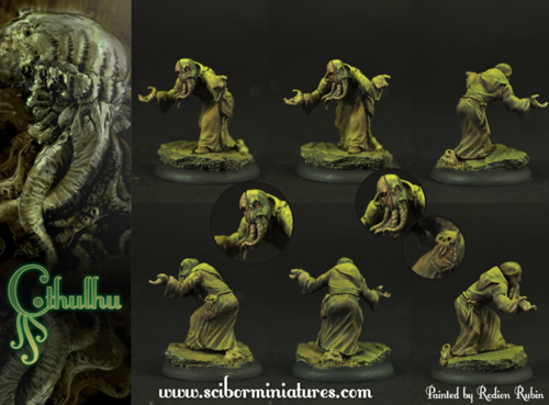 Scibor Monstrous Miniatures 28CM0004 Cthulhu Cultist #2