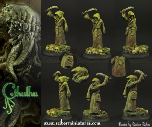 Scibor Monstrous Miniatures 28CM0003 Cthulhu Cultist #1