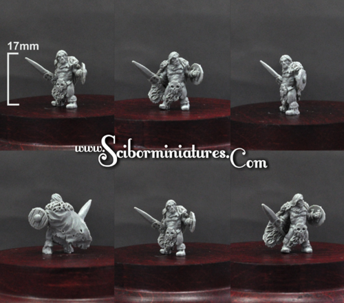 Scibor Monstrous Miniatures 15FM0022 Barbarian #3