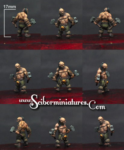 Scibor Monstrous Miniatures 15FM0011 Barbarian