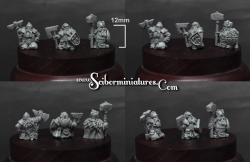 Scibor Monstrous Miniatures 15FM0007 Dwarven Lords #5 3