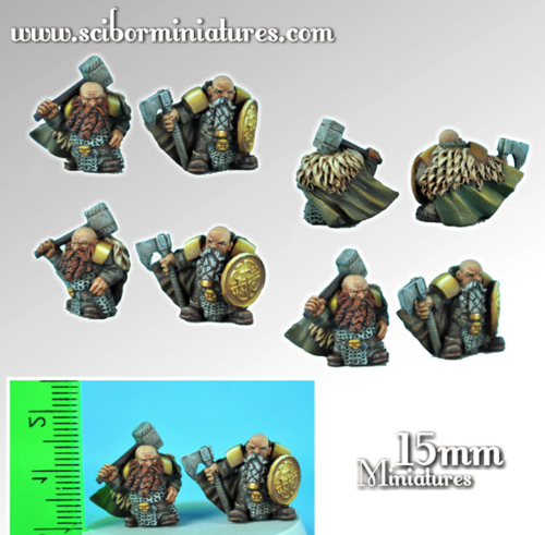 Scibor Monstrous Miniatures 15FM0001 Dwarves Lords 2