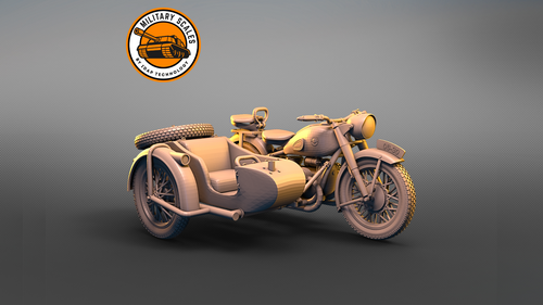 IDAP Technology PMI0198C Ural M-72 with side car