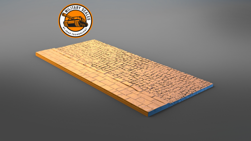 IDAP Technology PMI228.1C Sidewalk with coblestone A
