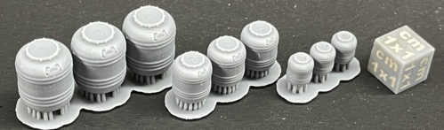 EMP3D 35050103 Beczki plastikowe 50 litrów - 3 sztuki